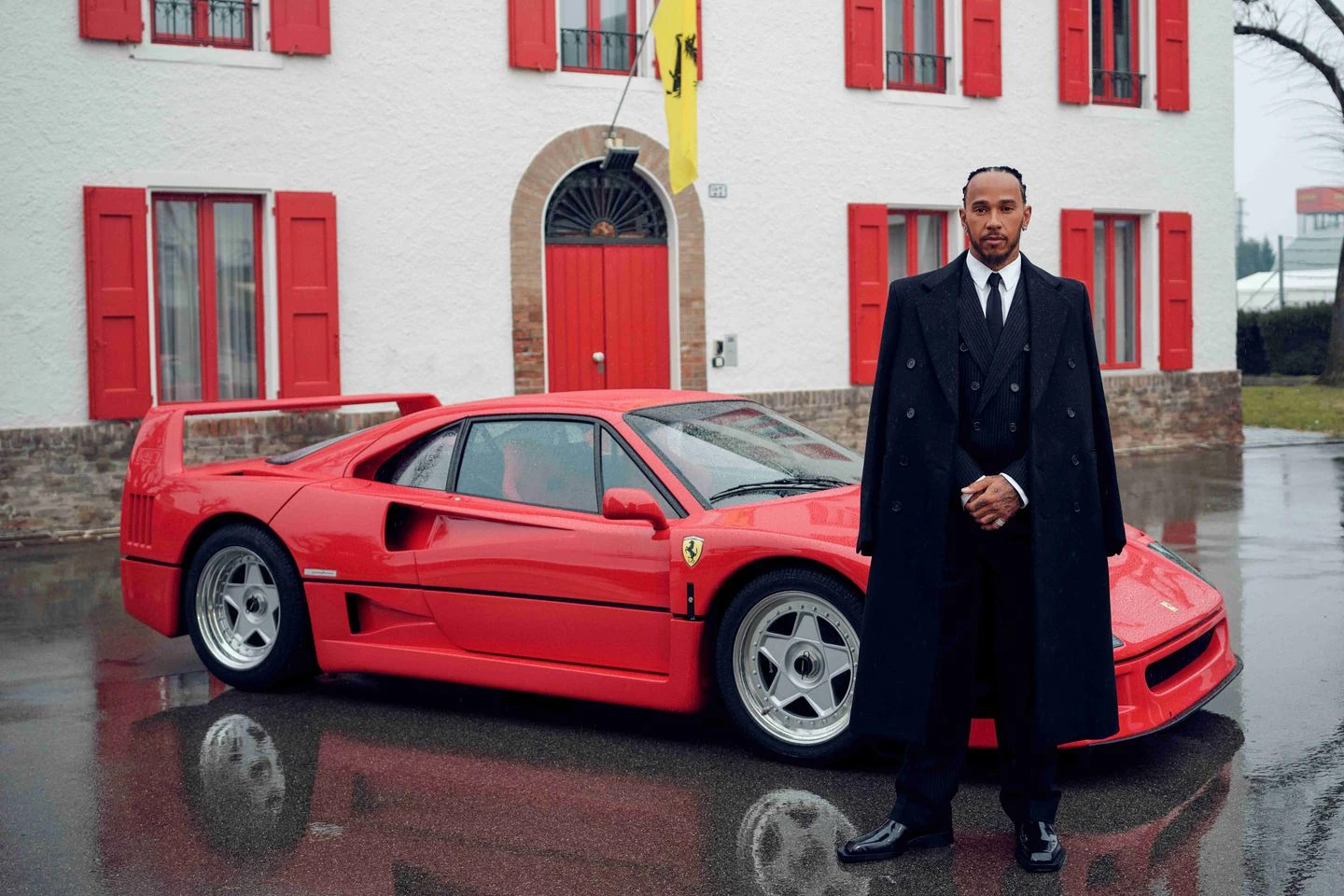 Luxus Lewis Hamilton Alter Fotosnull